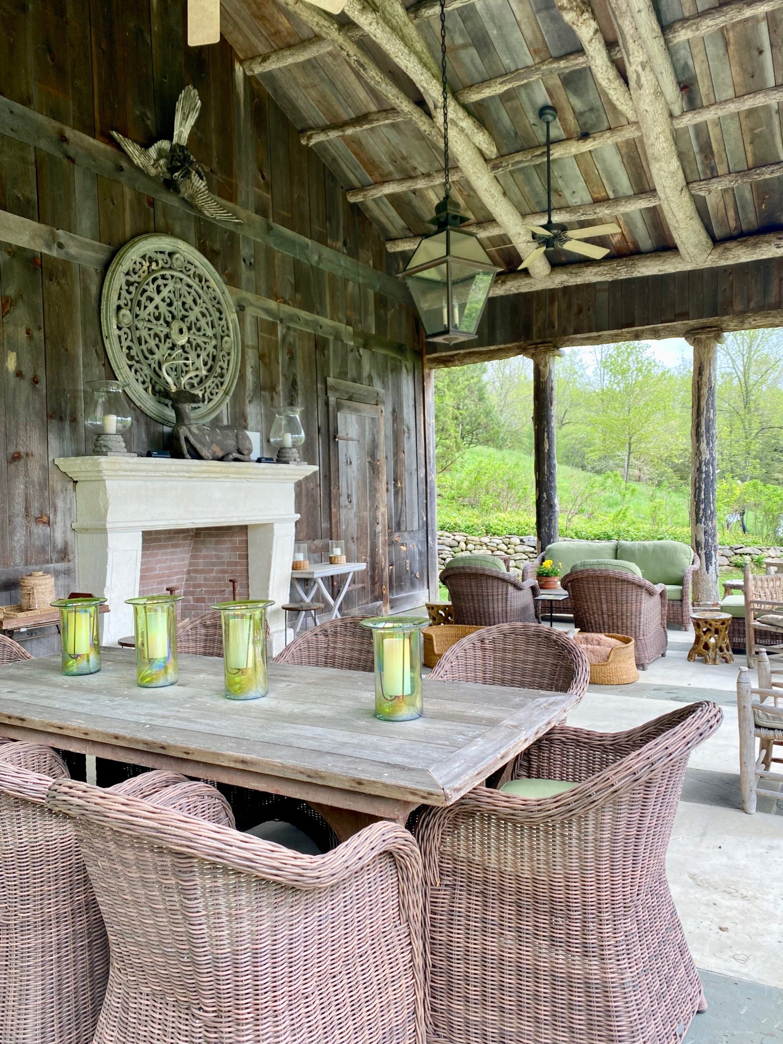 Forest Magic: Bunny Williams' Greek Temple Folly Pool House and ...