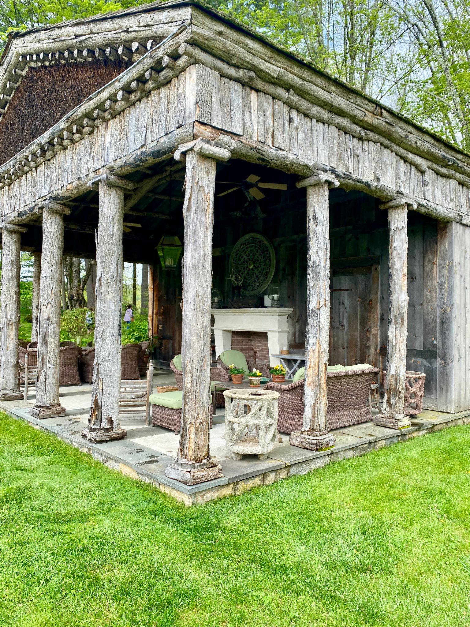 Forest Magic: Bunny Williams' Greek Temple Folly Pool House and ...